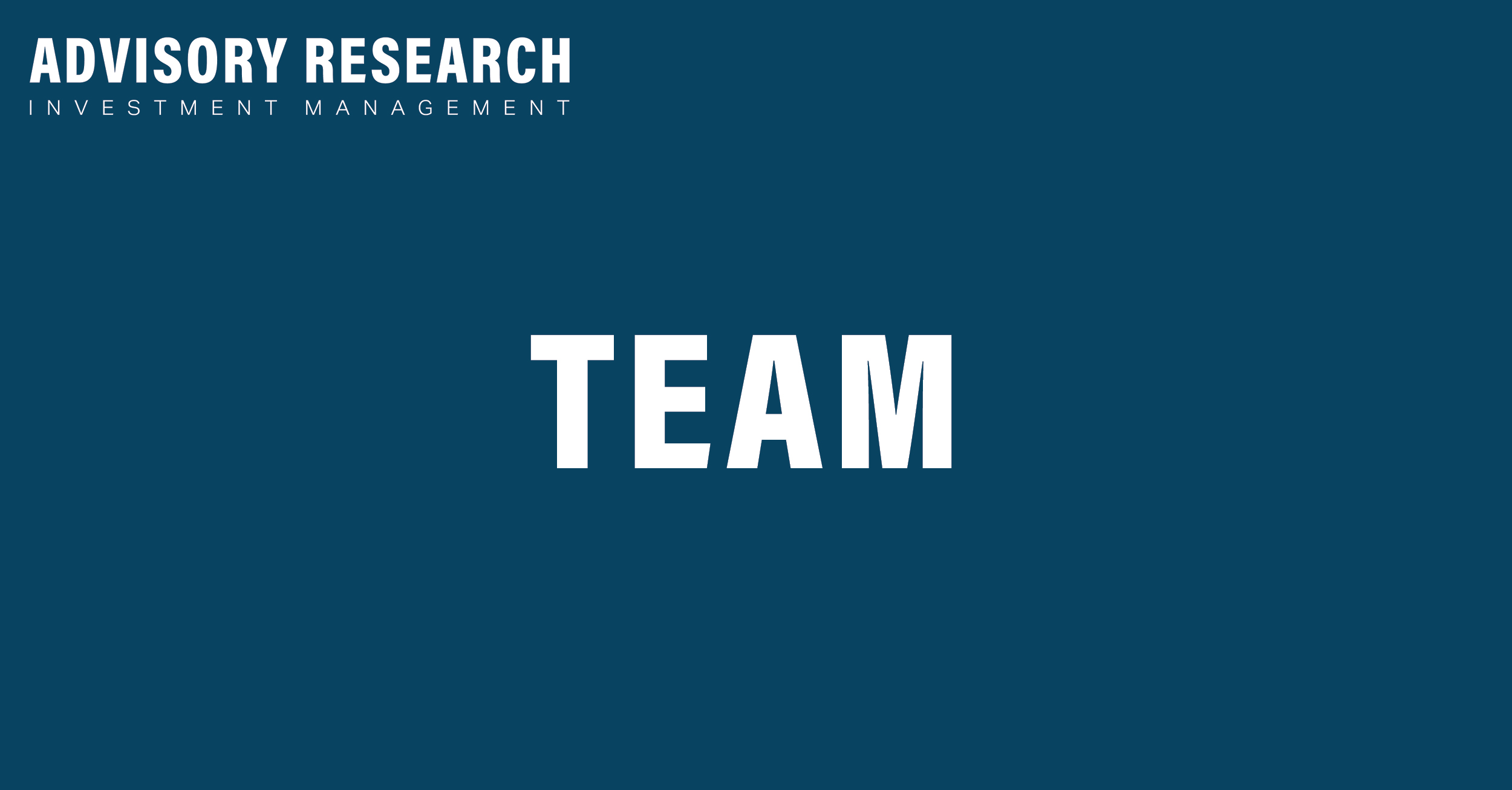 Advisory Research | Team